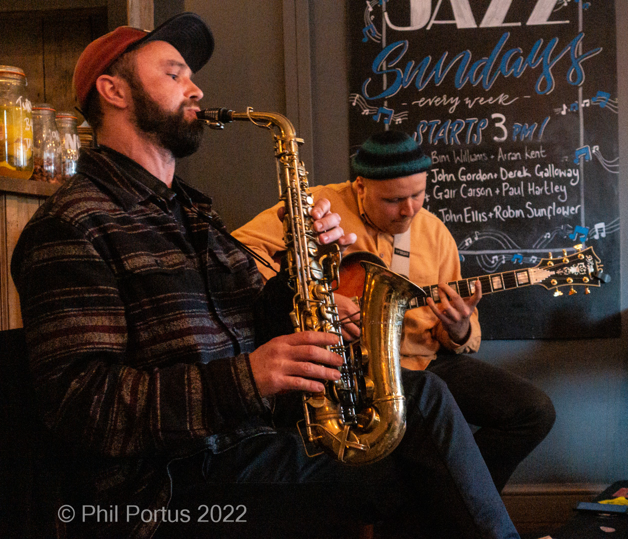 Arran Kent & Bim Williams at Saison 03/04/2022 | Phil Portus Photography